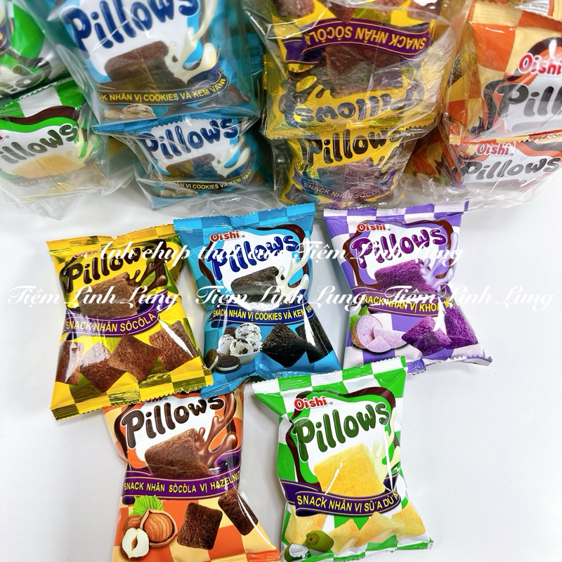(COMBO 5 PACK) Oishi Snack Pillows with Coconut Milk - Chocolate ...