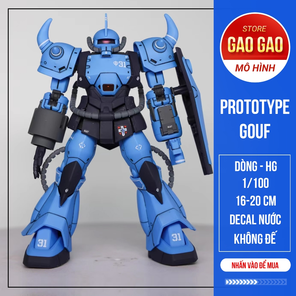 Prototype GOUF assembly model - Free water decal | Shopee Philippines