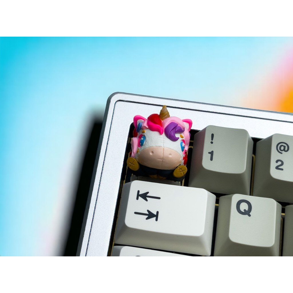 Artisan Keycap - Unikorn cute handmade resin mechanical keyboard ...