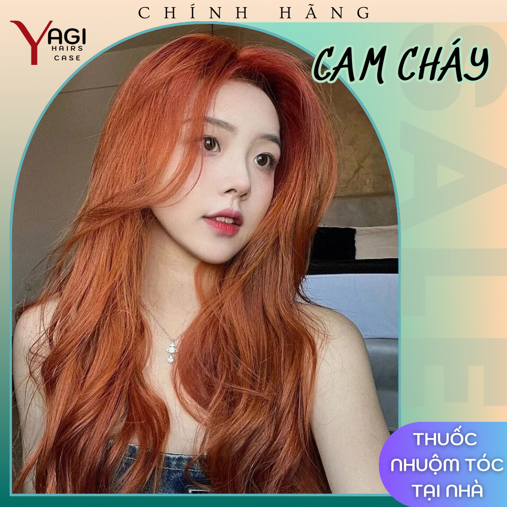 OXY Hair dye, FIRE ORANGE home hair dye with free dyeing aid oxygen and ...