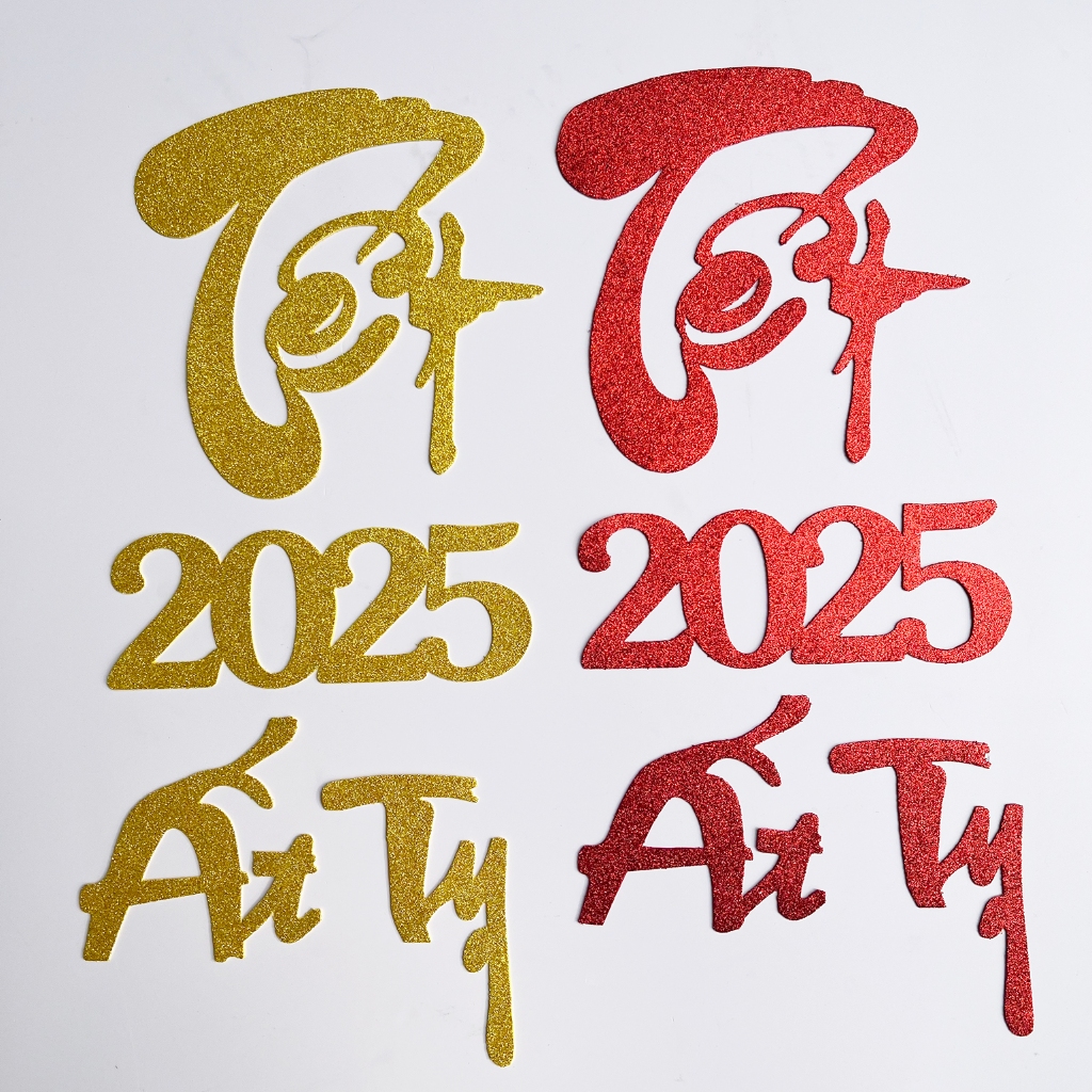 Letter CNY 2025, Spring 2025, Xuan At Ty, CNY At Ty made of emulsion ...