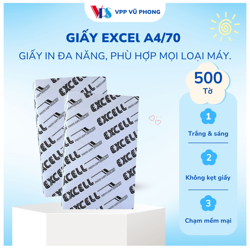 Excel paper A3, A4, A5 Excel 70gsm/ 80gsm - Paper imported from ...