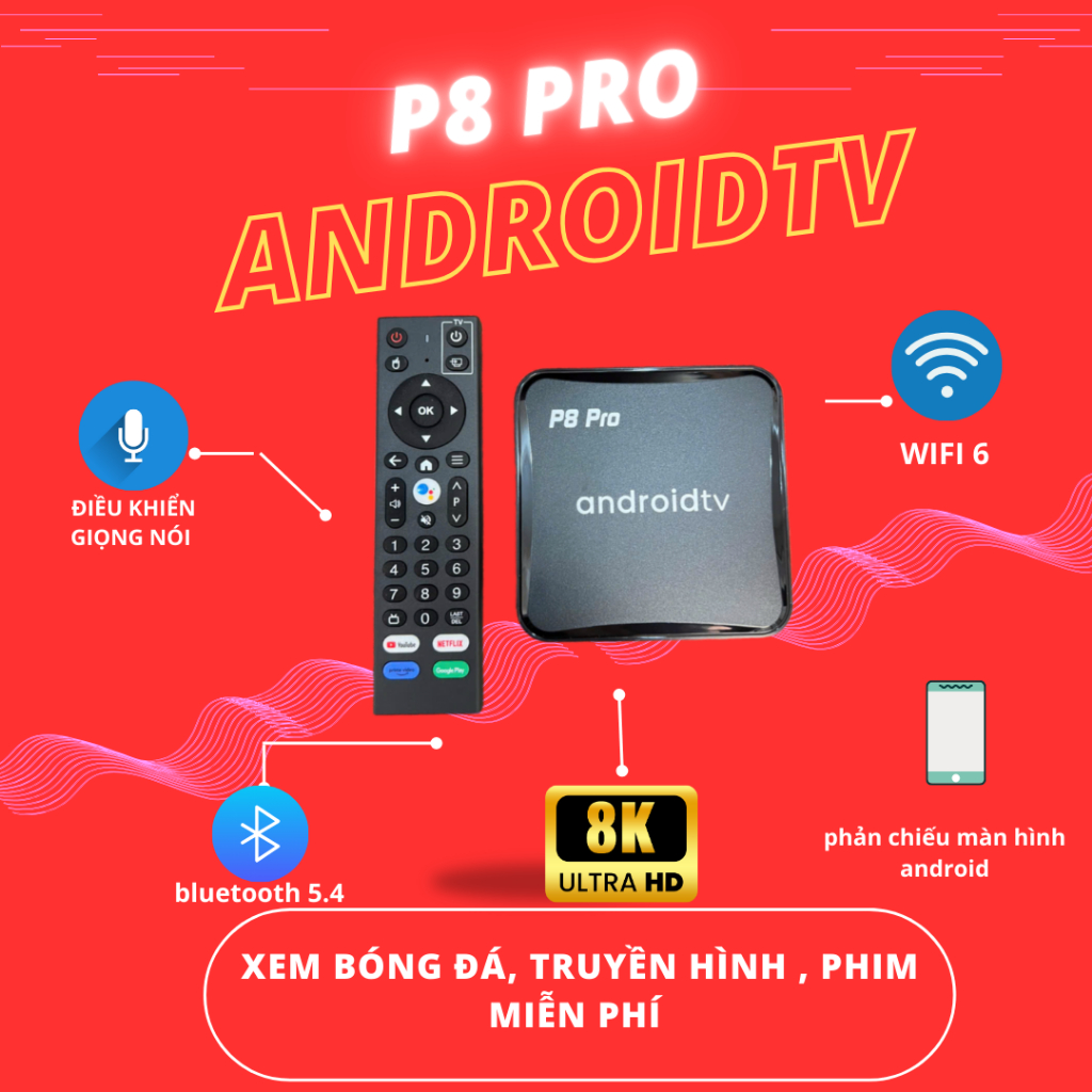 P8 pro Ram 4G+32G Voice Control box / Application for Watching TV ...