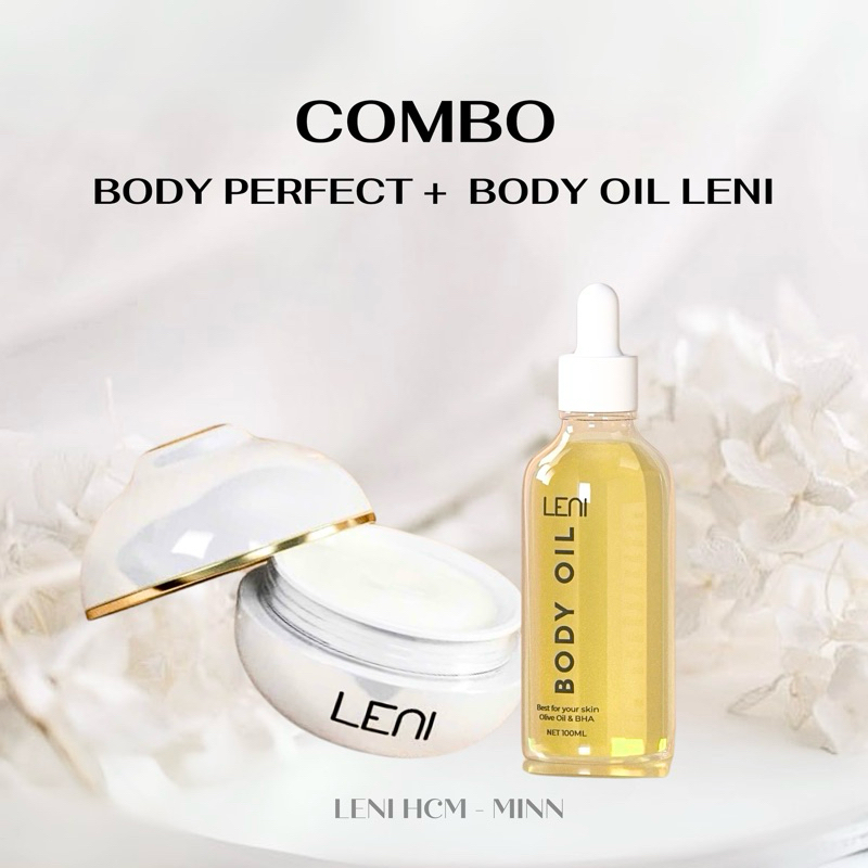(LENI Hcm - GENUINE) COMBO BODY PERFECT + BODY OIL LENI (Mai Phuong Bui ...