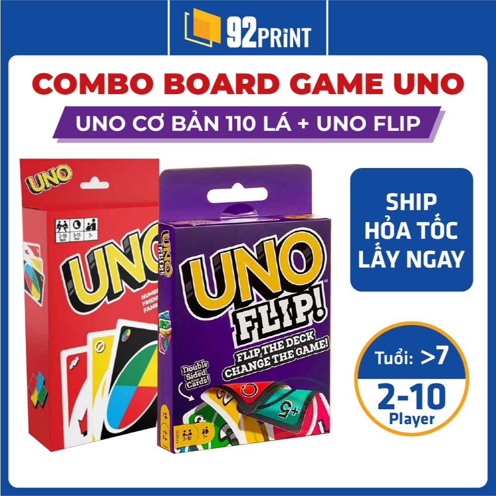 [Cardgame] Uno FLIP + RED Combo, UNO Boardgame Cards CNY, Compact ...