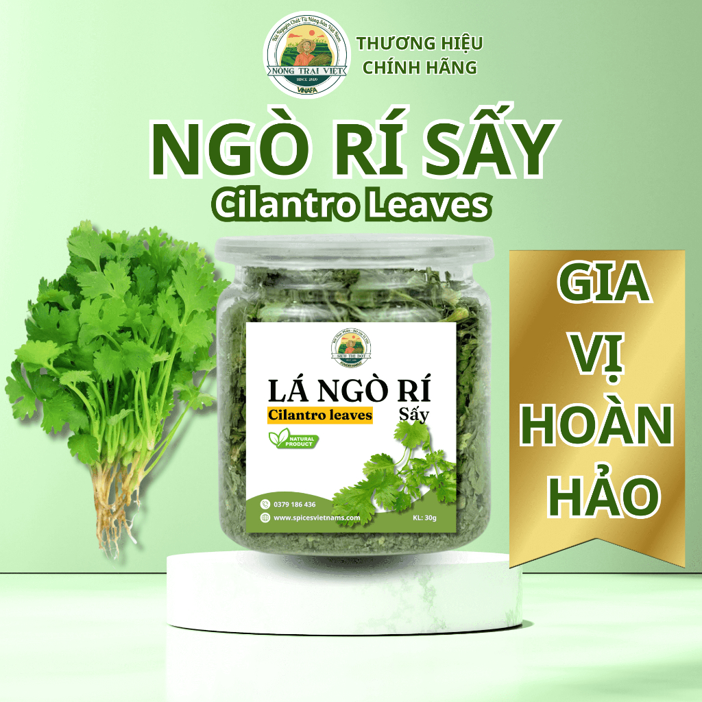 Freeze-dried Cilantro Leaves Box 20g Spices Vietnam Super Fragrant ...