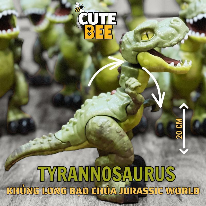 Jurassic World Mattel T-REX Tyrannosaurus REX model, 20cm tall, with ...