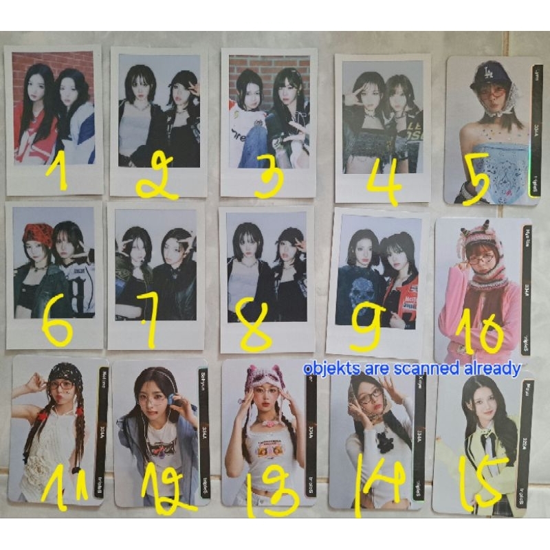 Objekt TRIPLES GROUP SCAN ONLY PHYSICAL HYERIN LYNN KOTONE SOHYUN NIEN ...