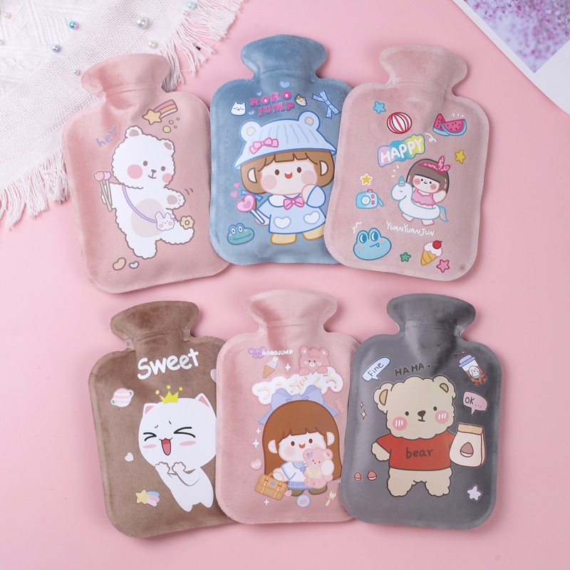 Large Size Soft Velvet Hot and Cold Pack, Cute Cartoon Multi-Purpose ...