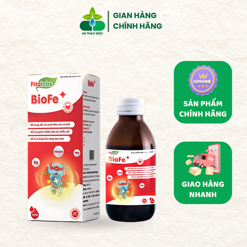 Fitolabs Biofe organic iron supplement syrup helps children increase ...