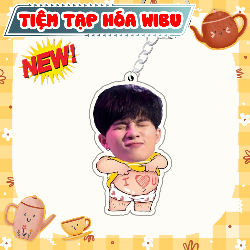 Acrylic Keychain Jack J97 Cute Chibi Face Collage Wibu Grocery Store ...