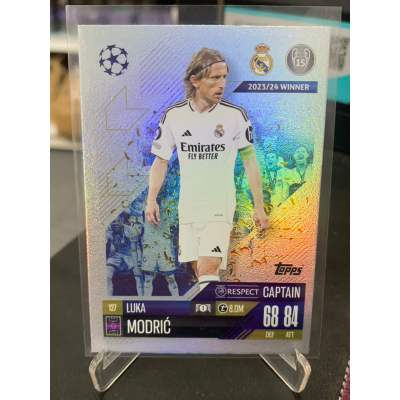 Football Card U752 Luka Modric Real Madrid Topps Match Attax 2024/25 ...