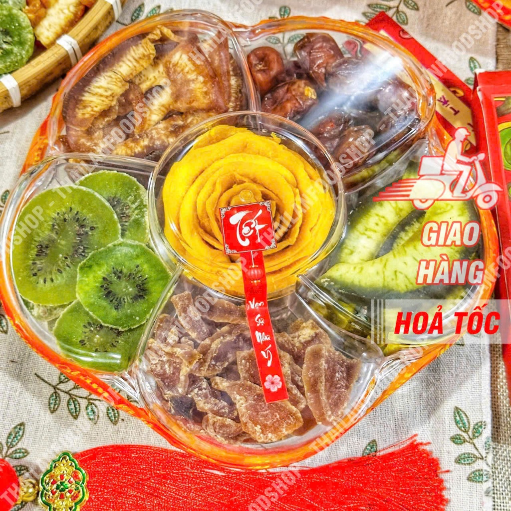 Apricot Blossom Gift Box Mixed with 6 Types of Dried Fruits - Gift Box ...