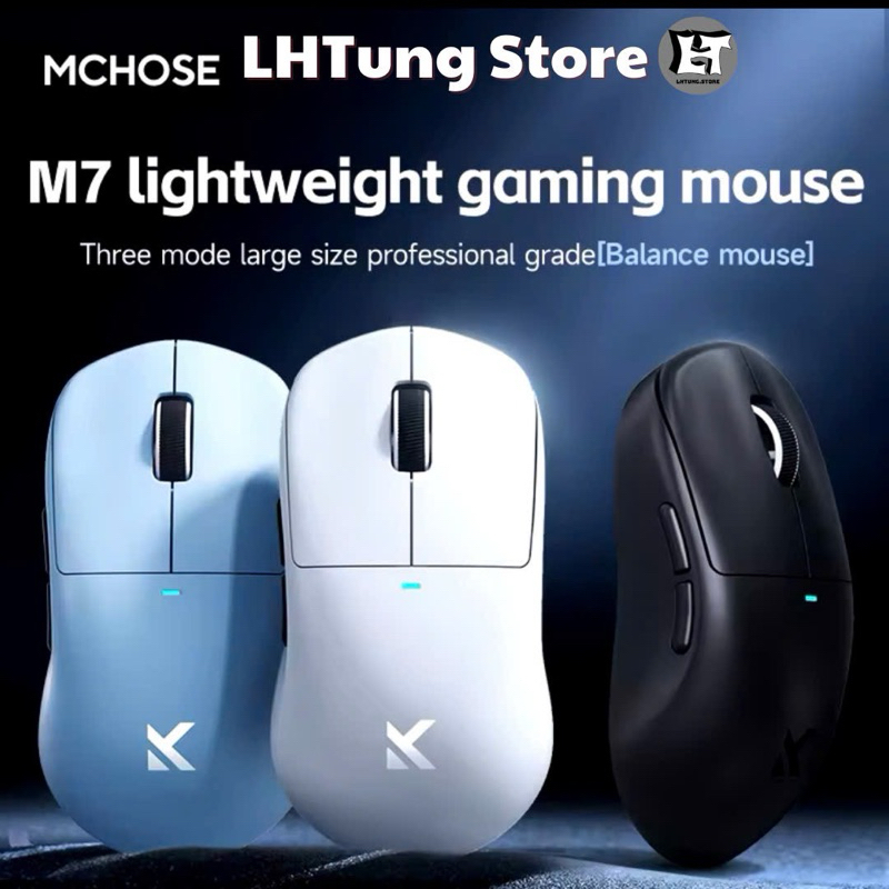 [READY Delivery] Mchose M7 Wireless Mouse | M7 PRO | M7 Ultra | Paw3395 | Paw3950 | 3 Modes ...