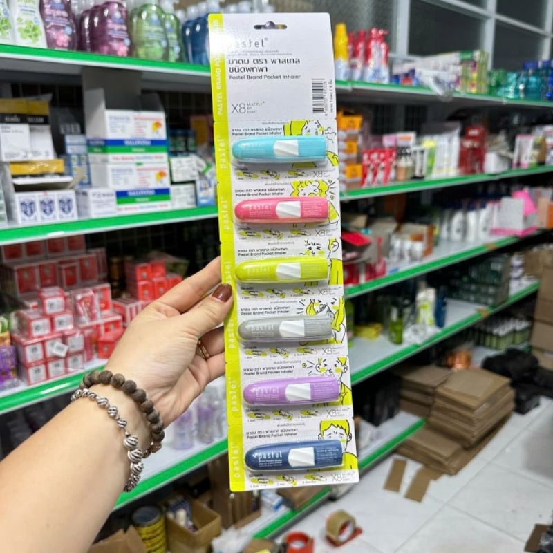 Combo of 6 Thai Pastel Inhaler nasal inhalers | Shopee Philippines