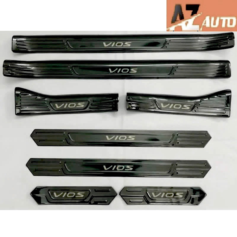 Door sill covers, foot step braces for Toyota Vios 2019–2024 Anti ...