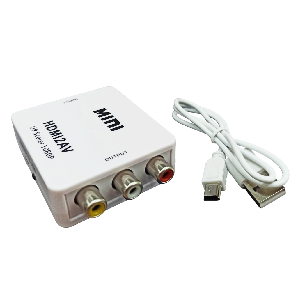 Hdmi conversion Hub -> 2AV 1080P(60hz) HD/AV01 | Shopee Philippines