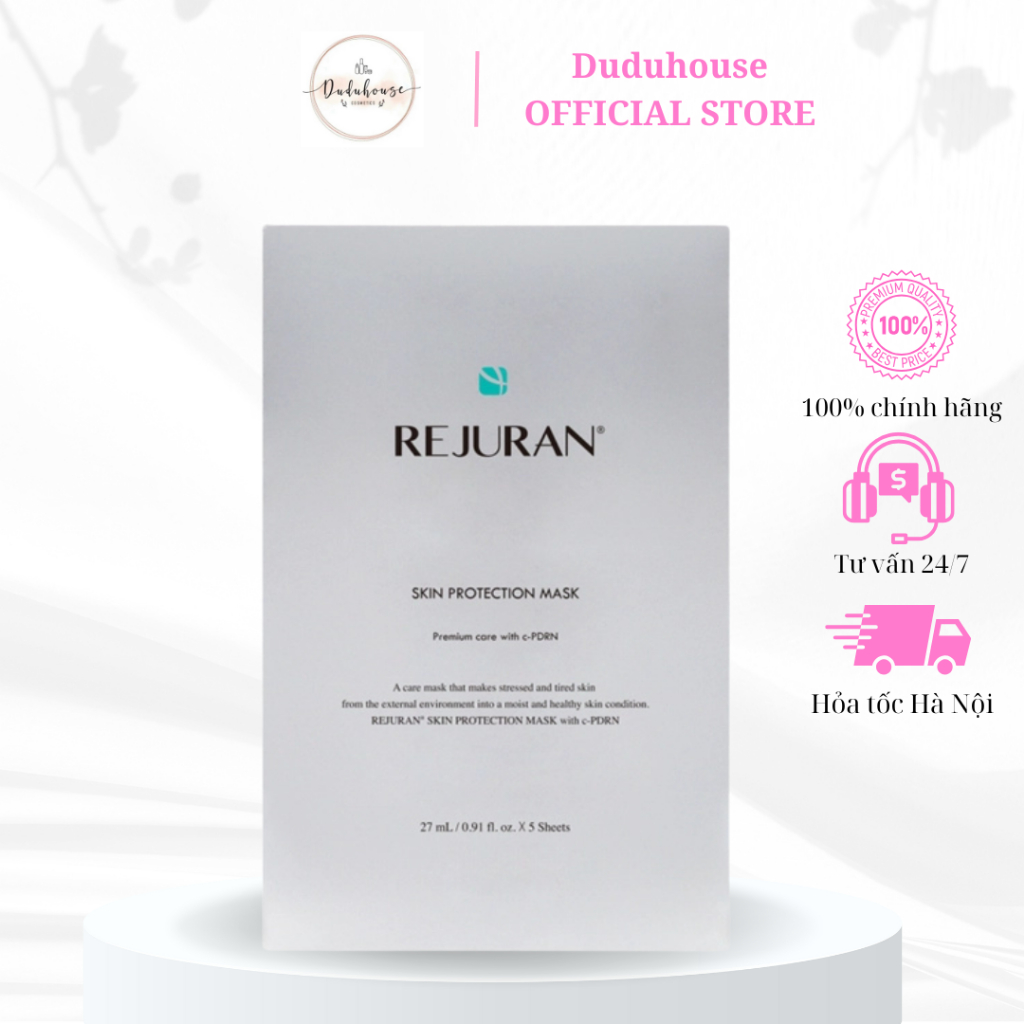 Rejuran Skin Protection Mask Moisturizes and Restores Skin 27ml ...