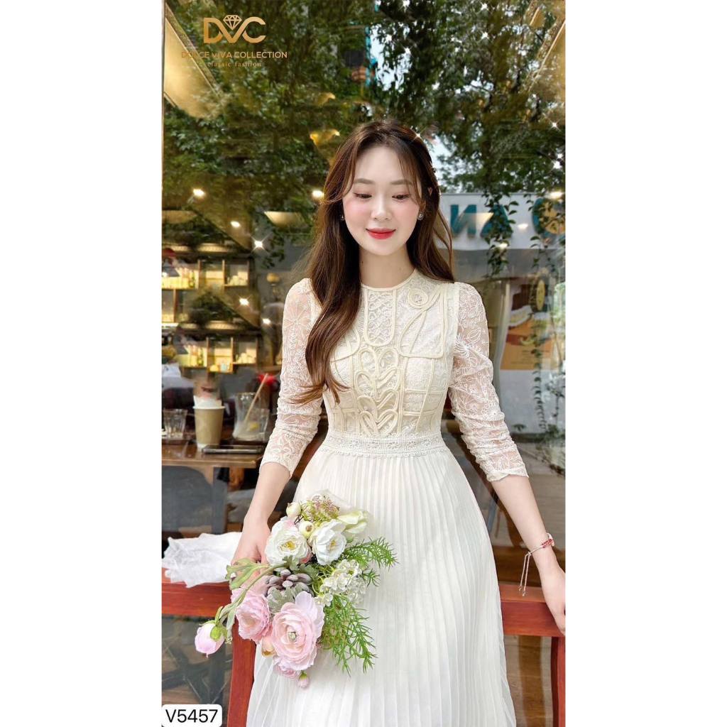 V5457 LACE DRESS WITH PURE, UNIQUE DESIGN, WEAR TO WORK AND PLAY ...