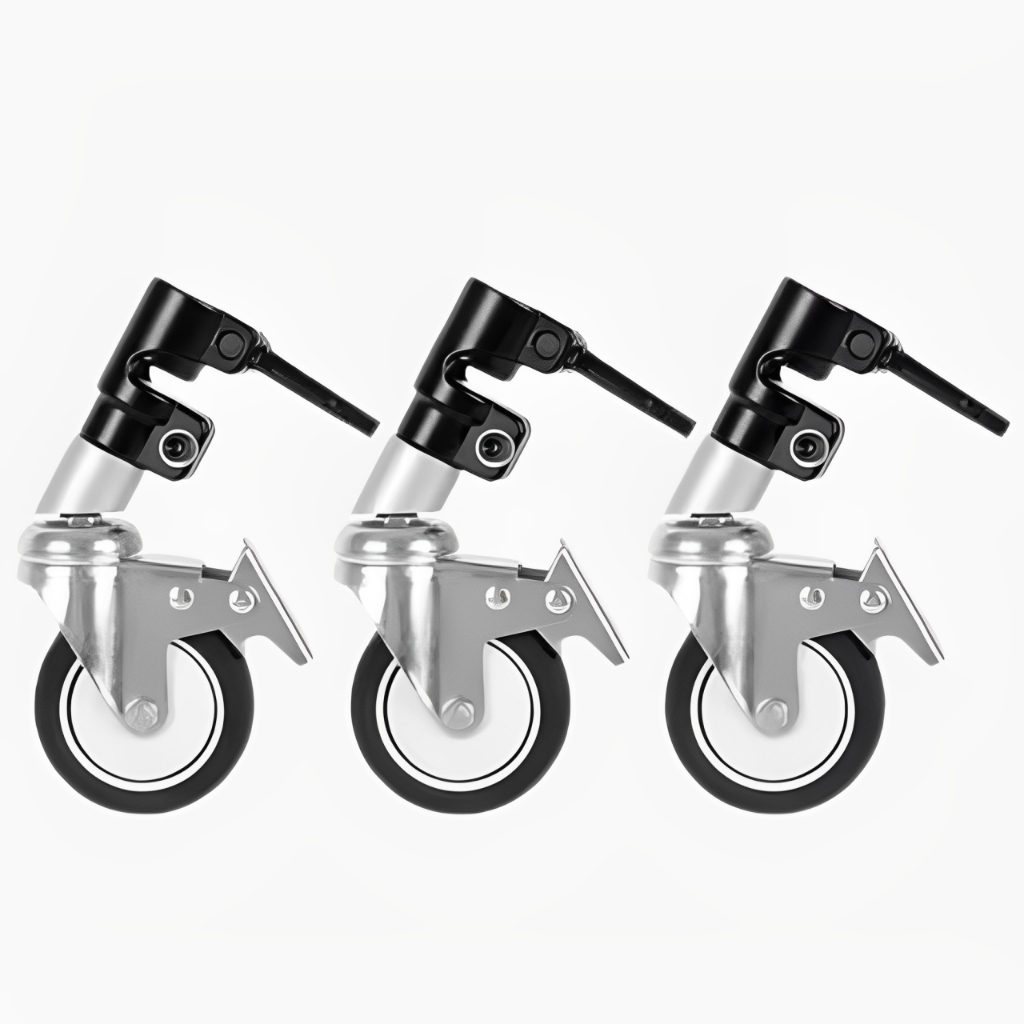 Combo of 3 moving wheels for use with C-Stand CK-1, CK-2, CK-3 boom ...