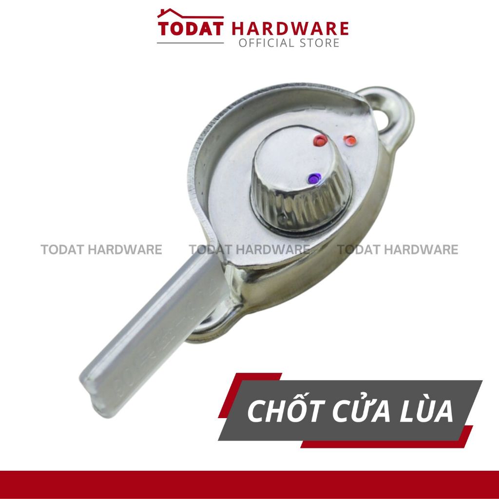 Red and blue clamshell lock for aluminum sliding door (white, silver ...