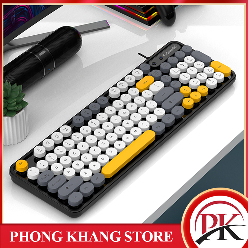 K-snake K2 wired keyboard, compact design, 98 keys connected by USB ...