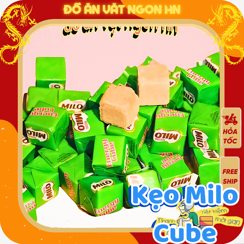 (Odd 10 pieces) Thai milo cube cocoa candy 1 piece 2,75g delicious and ...