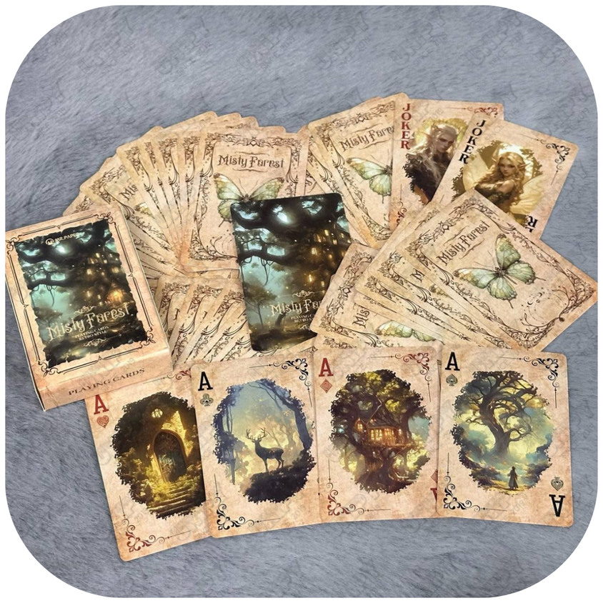 Classic Misty Forest Deck | Collectible Cards for Entertainment Display ...