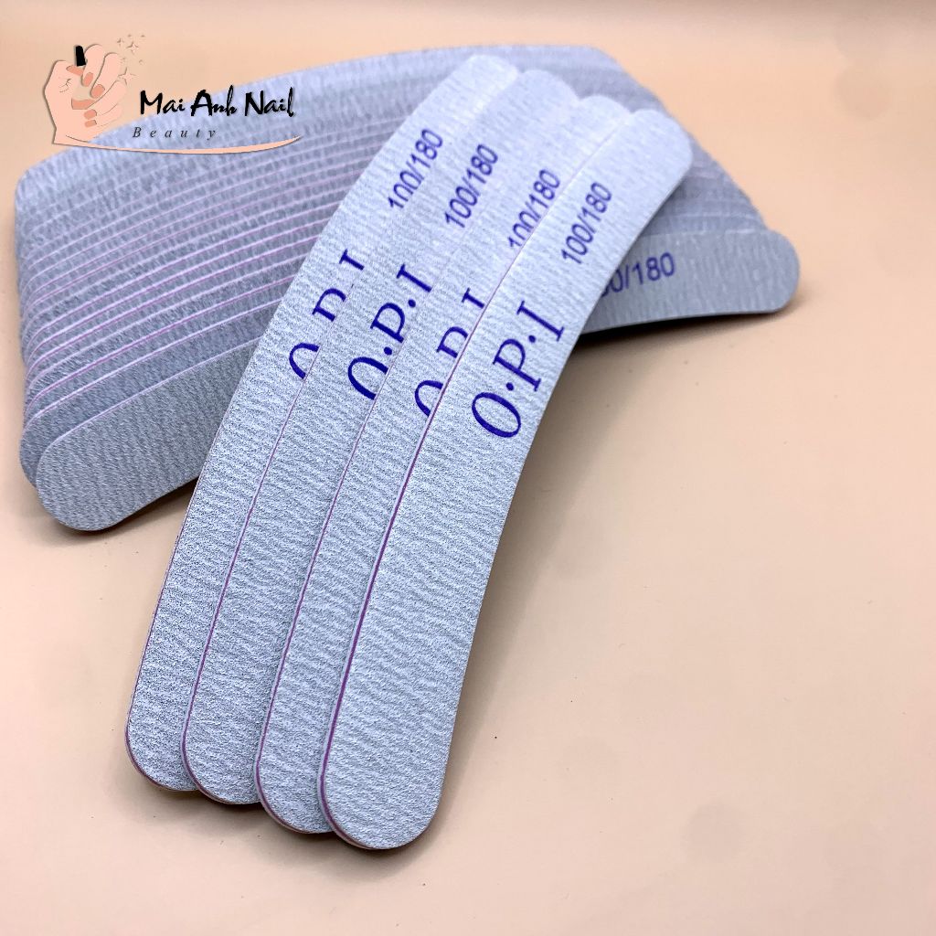 Opi curved file, roughness 100/180 | Shopee Philippines