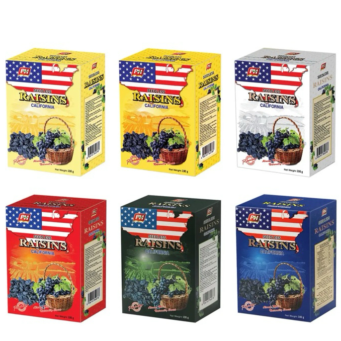 Gift wrapping Raisins CNY Raisins paper box | Shopee Philippines