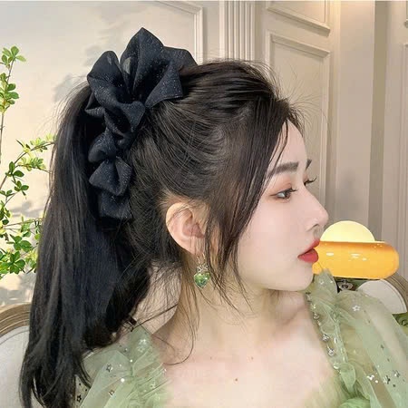 2024 Fashion Cloud Bubble Hair Clips Elegant Clips for Women Mesh Yarn ...