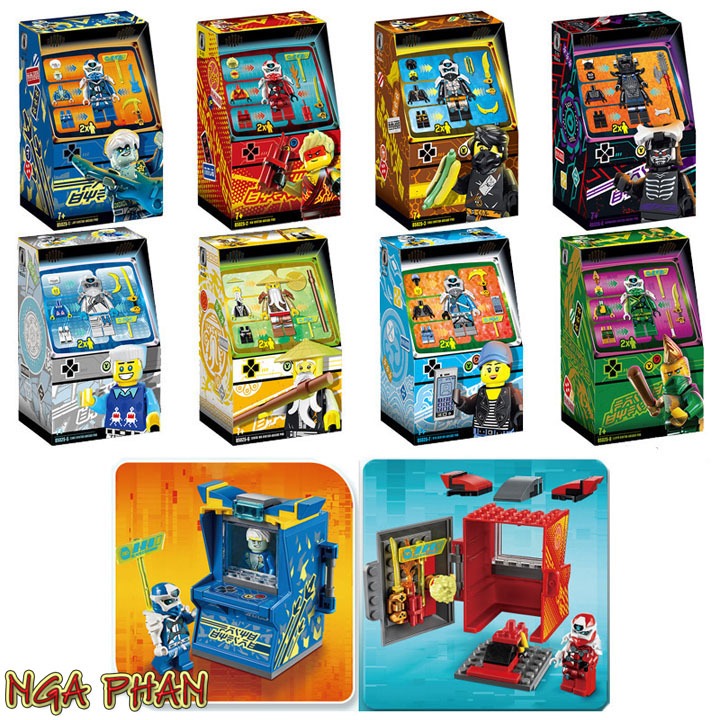 Ninja Arcade Box Digi Avatar Ninjago Block Brick Assembling Jigsaw Toy ...