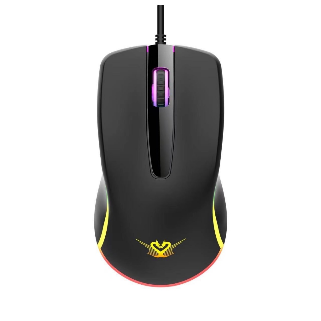 Luminous Gaming Mouse with LED Wired Hand-hugging Design to Prevent ...