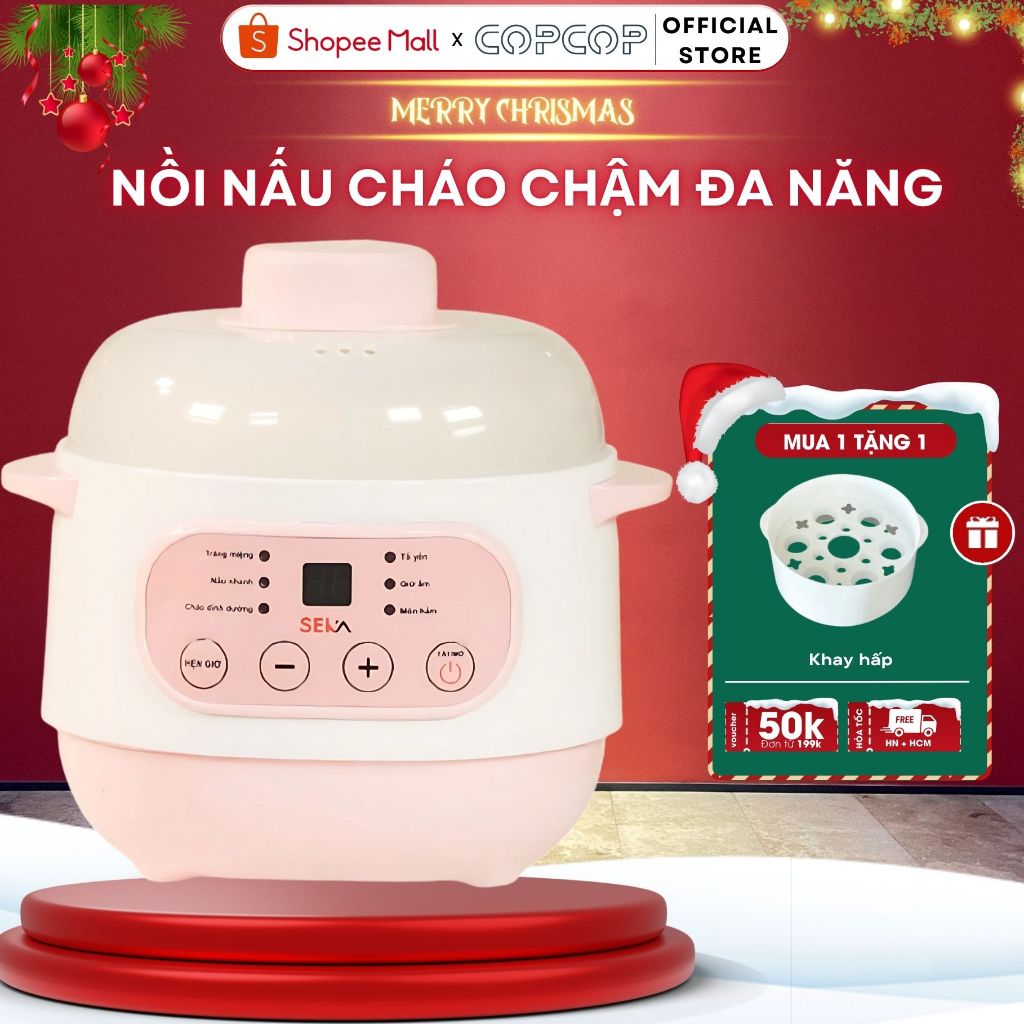 Seka multi-function slow porridge cooker, bird's nest steamer, 1L ...