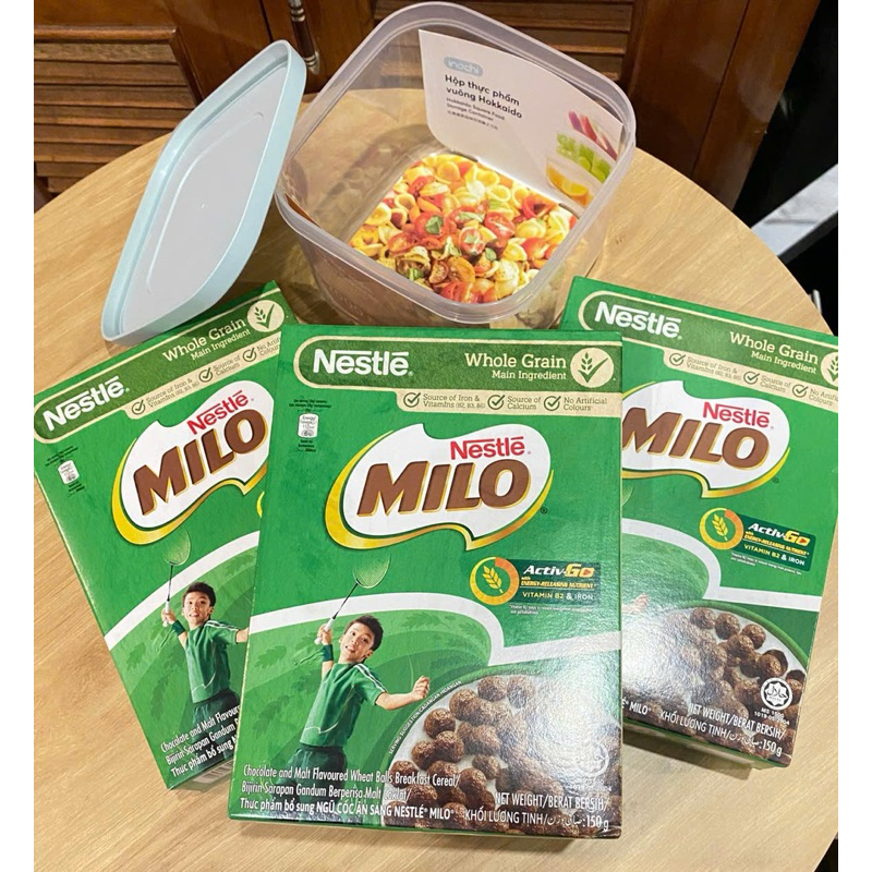 Combo 3 Milo Breakfast Cereal 150g Get 1 Free Inochi Cereal Box 2000ml ...