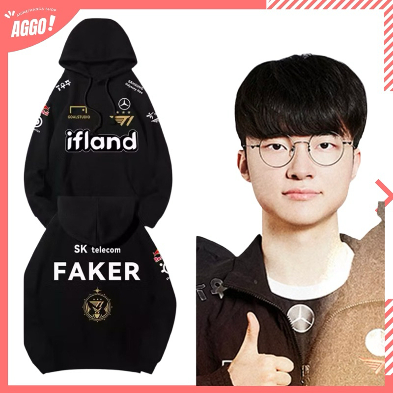 Faker shirt, SKT T1 hoodie for the World Finals season, Youthful Style ...
