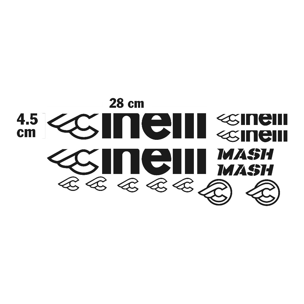 Cinelli sticker for bicycle frame | Shopee Philippines