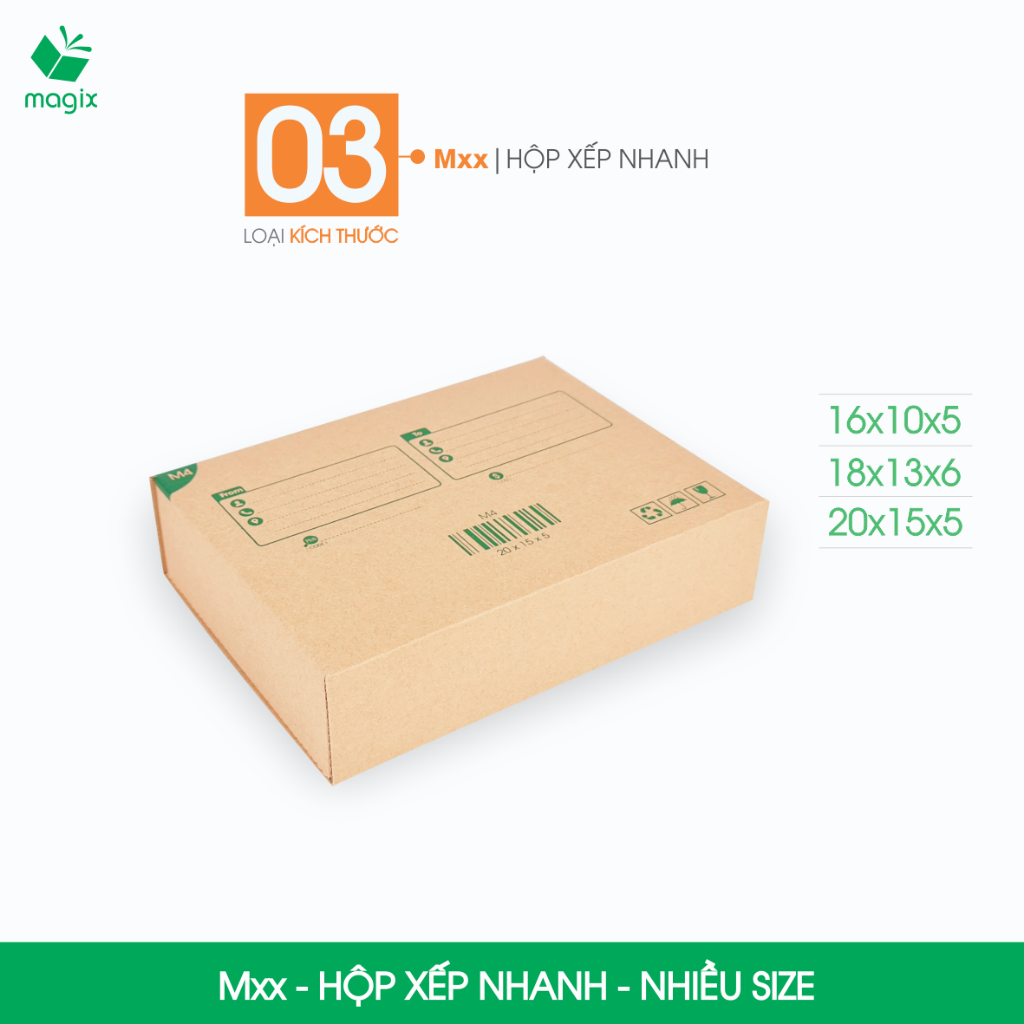 M - 25 carton boxes packed quickly - Many sizes - Packaging boxes, gift ...
