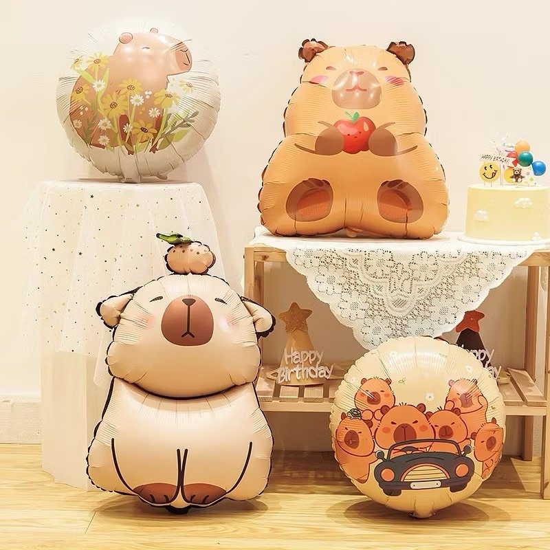 Birthday string, Capybara themed balloon | Shopee Philippines