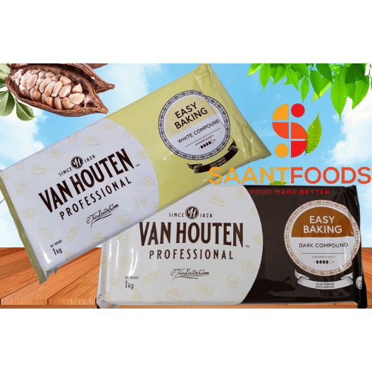 Compound Easy Baking Van Houten Chocolate - 1kg Pack | Shopee Philippines