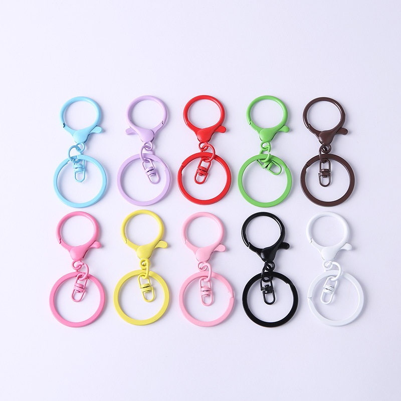 (SYNTHESIS) 10 large crab claw keychains, lobster keychains, round ...