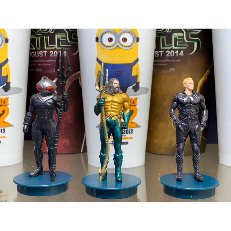 Combo movie theater cup topper model, Aquaman 2 movie cup topper figure ...