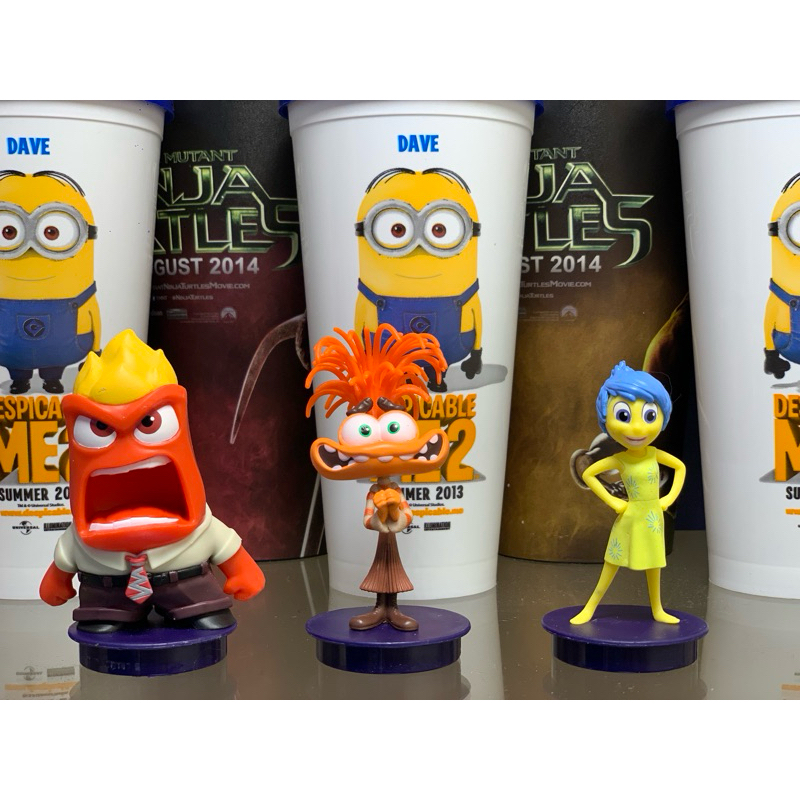 Combo movie theater cup topper model, Inside out movie cup topper ...