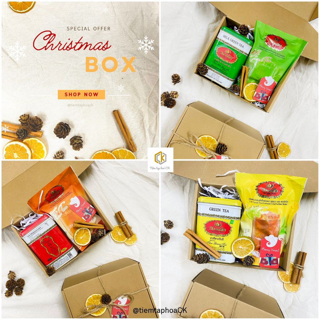 Thai Chatramue Thai Tea Christmas Gift Set | Shopee Philippines