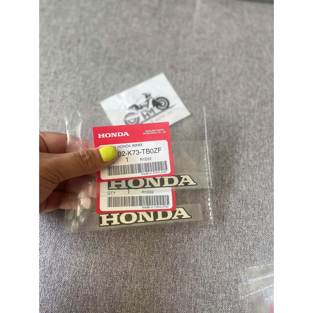 Honda lettering sticker, wave125i made in Thailand | Shopee Philippines