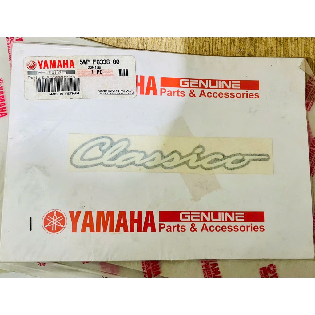 Genuine Yamaha Classico Lettering Stamp | Shopee Philippines