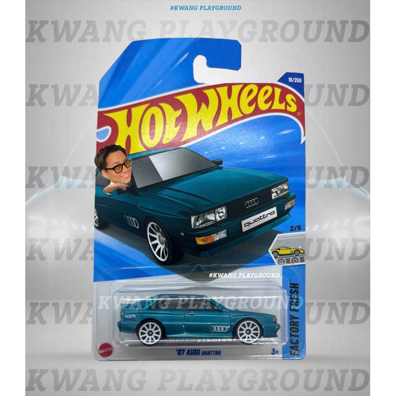 Hot Wheels basic '87 Audi Quattro blue model car Case A-2025 | Shopee ...
