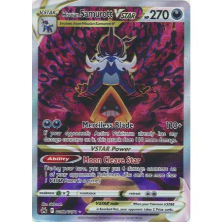 Pokémon TCG Hisuian Samurott VSTAR Card - GG52/GG70 - Ultra Rare ...