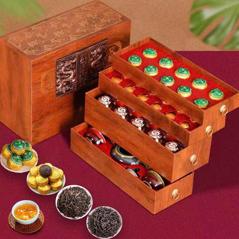 Premium Box Tea Set WITH LUXURY TEA SET MIX 4 TYPES | Shopee Philippines