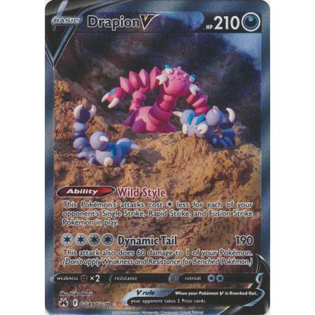 Pokémon TCG Drapion V Card - GG49/GG70 - Ultra Rare | Shopee Philippines